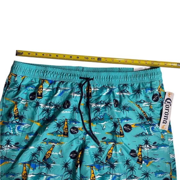 Corona | Swim | Corona Extra Teal All Over Print Corona Cay Board ...